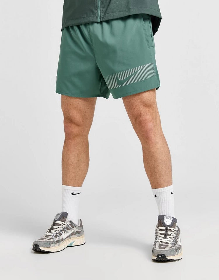 NIKE FLASH CHALLENGER SHORT - BICOASTAL TEAL